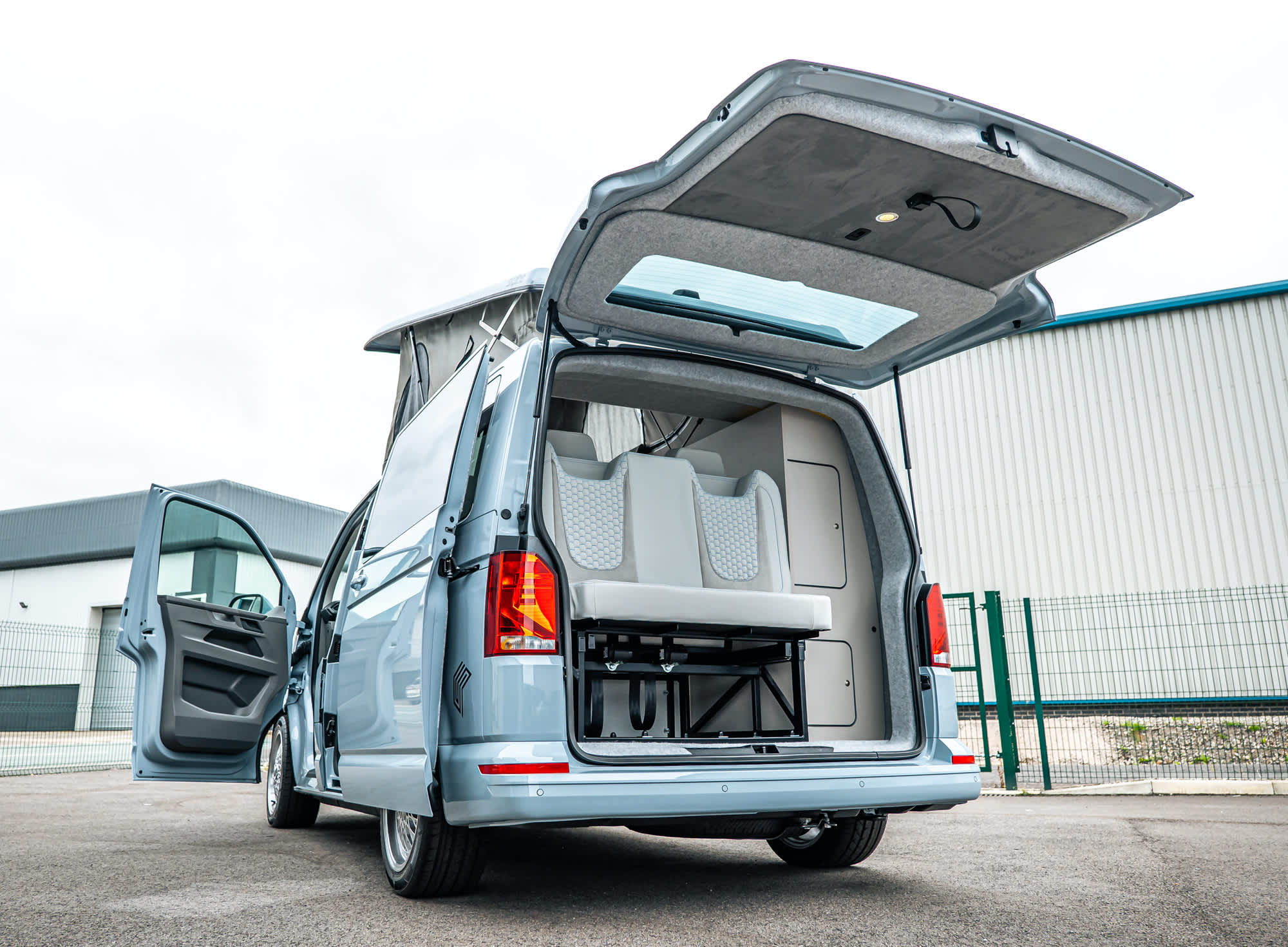 VW T6.1 FLANNEL GREY LUXURY CAMPER! 110BHP CAMPER SPEC SUPER RARE ...