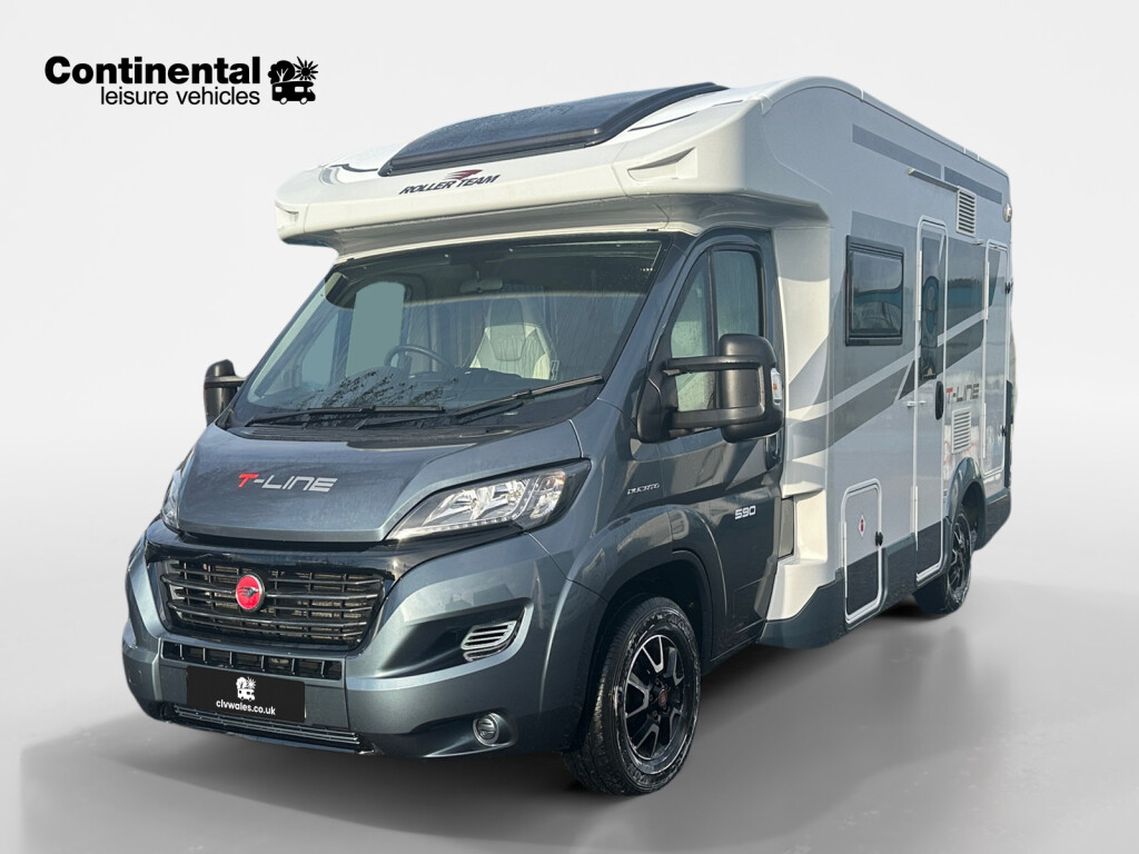 Roller Team T-Line 740 Rear Island Bed Above Garage Electric Drop Down ...