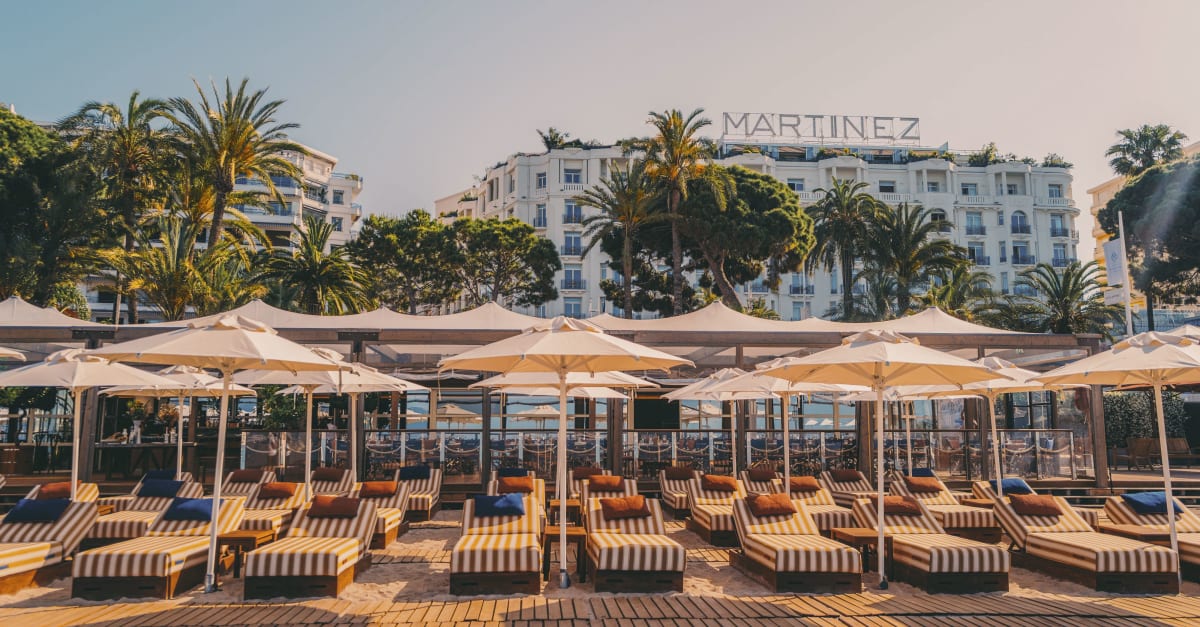 La Plage du Martinez in Cannes