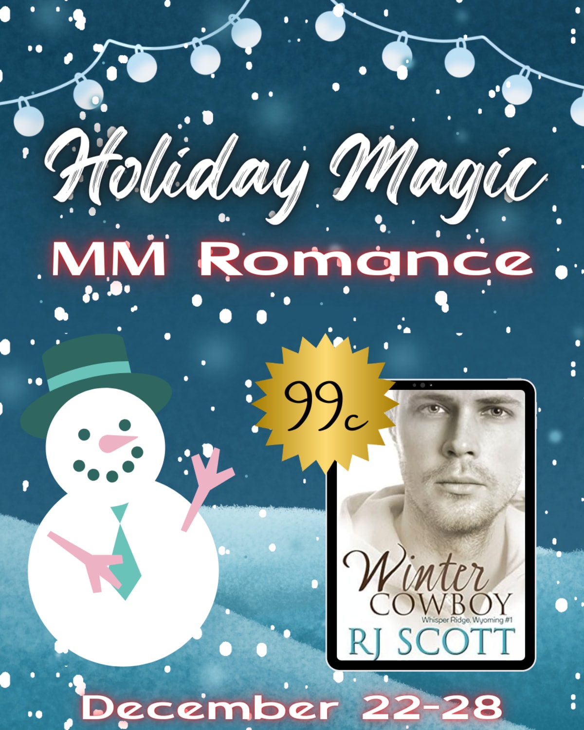️Holiday Magic MM Romance promo ️ | RJ Scott