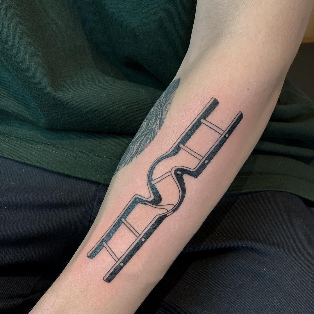 Ladder tattoos | tattoos by category