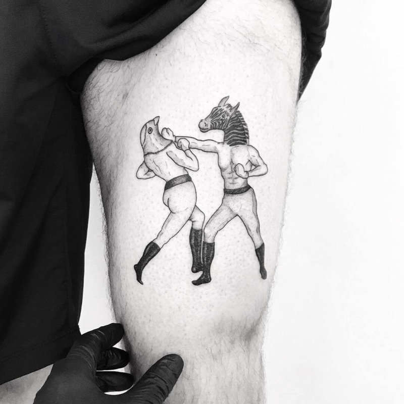 Boxing tattoos | tattoos by category