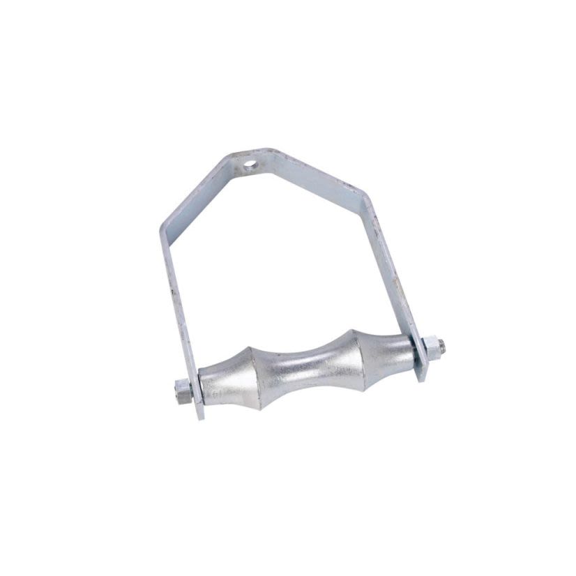 Eaton B-Line B3110-8PLN Adjustable Steel Yoke Pipe Roller, 8 in Pipe ...