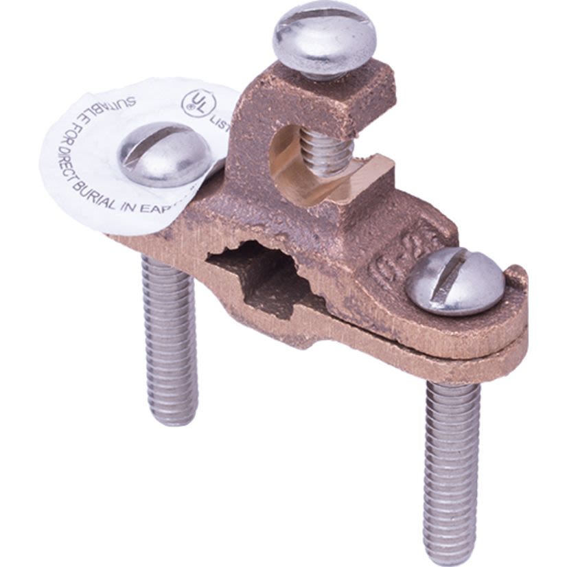 Harger | Harger RB12A Lay-In Rebar and Water Pipe Clamp, 10 to 2 AWG ...