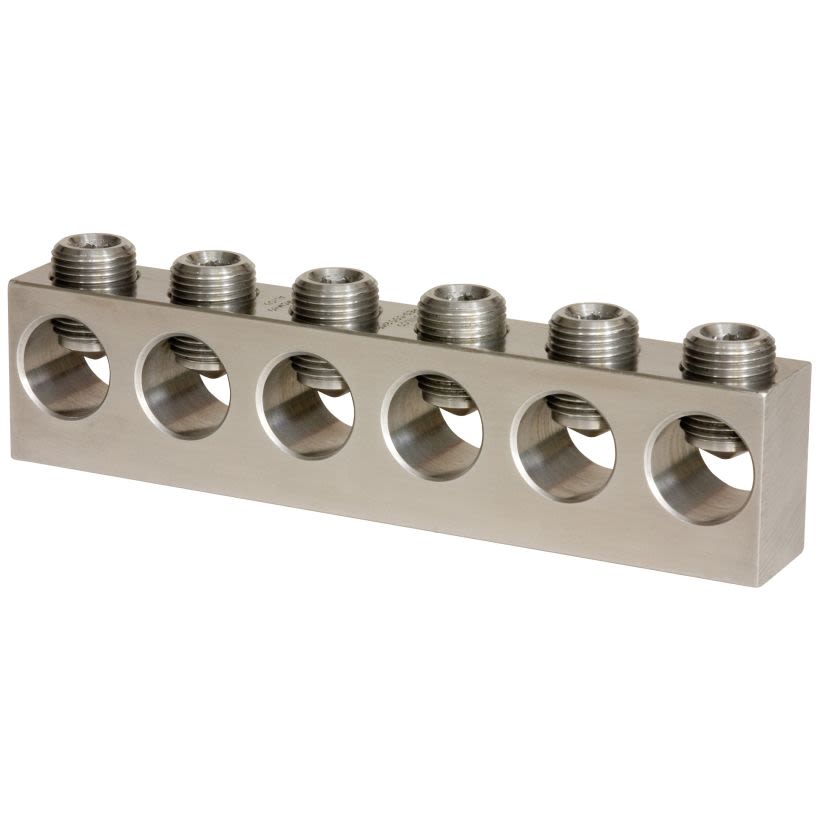 ILSCO® ClearChoice® PED-4-500-X Type PED-X 4-Port Dual Rated Multi-Tap ...