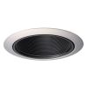 Juno 14 BBL Downlight Line Voltage Baffle Trim, 5 in OD, Halogen Lamp ...