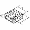 Bridgeport® FA-400 Deep Drawn Fire Alarm Box, Steel, 21 cu-in Capacity ...