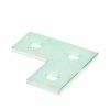 EATON B-Line Series B140ZN Flat Corner Plate, 3 Holes, 3-1/2 in L x 3-1 ...