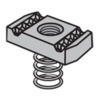 Haydon N-821, 72090,H-Strut Grip Lock Nut with Regular Spring, 3/8 Inch ...