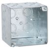 RACO 256 Large Capacity Square Box, Steel, 40.5 cu-in Capacity, 2 Gangs ...