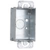 Hubbell RACO 400 Gangable Switch Box, Steel, 7.5 cu-in, 1 Gang, 1 ...