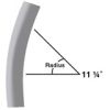 CANTEX 5123733 Bell End Conduit Elbow, 6 in Trade, 30 deg, PVC | Werner