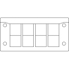Icotek 42418 Cable Entry Frames, For Use With Grommets 8 x QT small ...