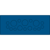 icotek 73932 KEL-DPU-HD 24/16 Hygienic Multi-Membrane Cable Entry Plate ...