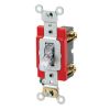 Leviton® 1221-PLC Illuminated ON Self-Grounding AC Quiet Toggle Switch ...