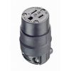 Leviton® 515CR Cable Mount Grounding Straight Blade Connector, 125 VAC ...