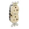 Leviton® 5362-S Heavy Duty Straight Blade Duplex Receptacle, 125 VAC ...