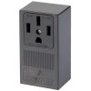 Leviton® 55050 Grounding Straight Blade Receptacle, 125/250 VAC, 50 A ...
