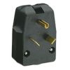 Leviton® Black & White® 830-T Angled Grounding Wallplate Mount Straight ...