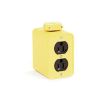 Molex Woodhead® 3080-1 130137 Double Sided Multiple Outlet Box, Rubber ...