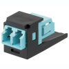Panduit 10Gig Mini-Com CMDSAQLCZBL Fiber Optic Adapter Module With ...