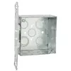 RACO 235 Square Box, Steel, 30.3 cu-in Capacity, (14) Knockouts, 4 in H ...