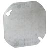 Hubbell RACO 722 Flat Box Cover, 4 in Dia, 0.063 in L x 4.063 in W x 1/ ...