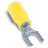 Sta-Kon RC2207-250 RC Series Expanded Insulated Fork Terminal, 12 to 10 ...