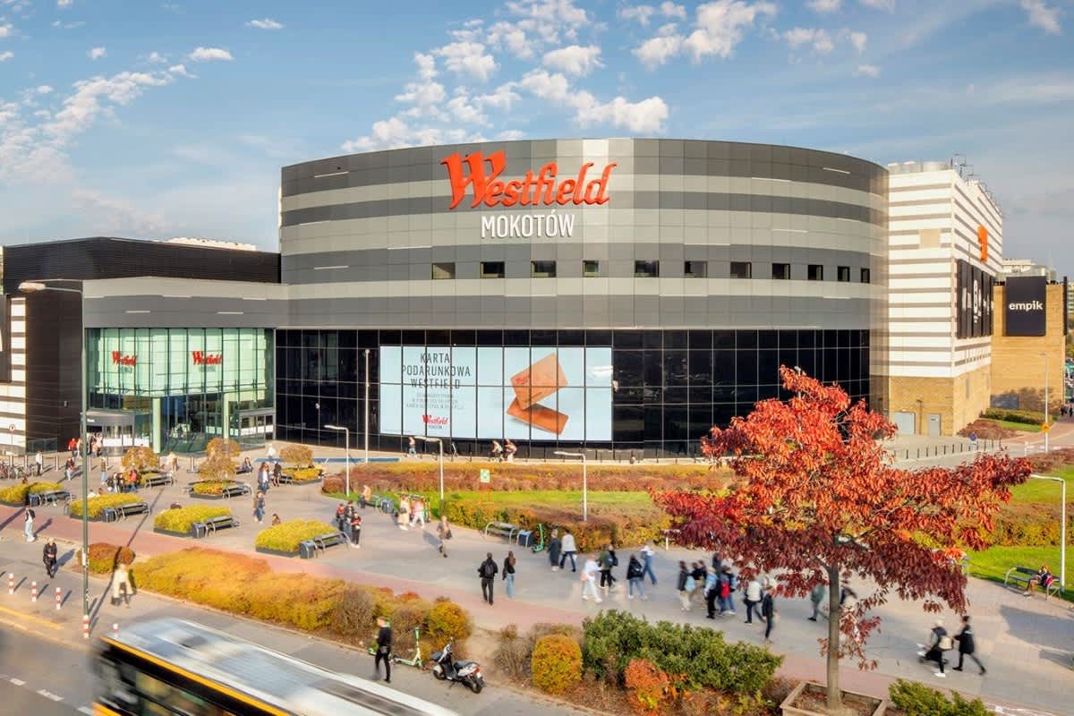 Shopping mall Westfield Mokotow Warsaw - shopping center in Mokotow
