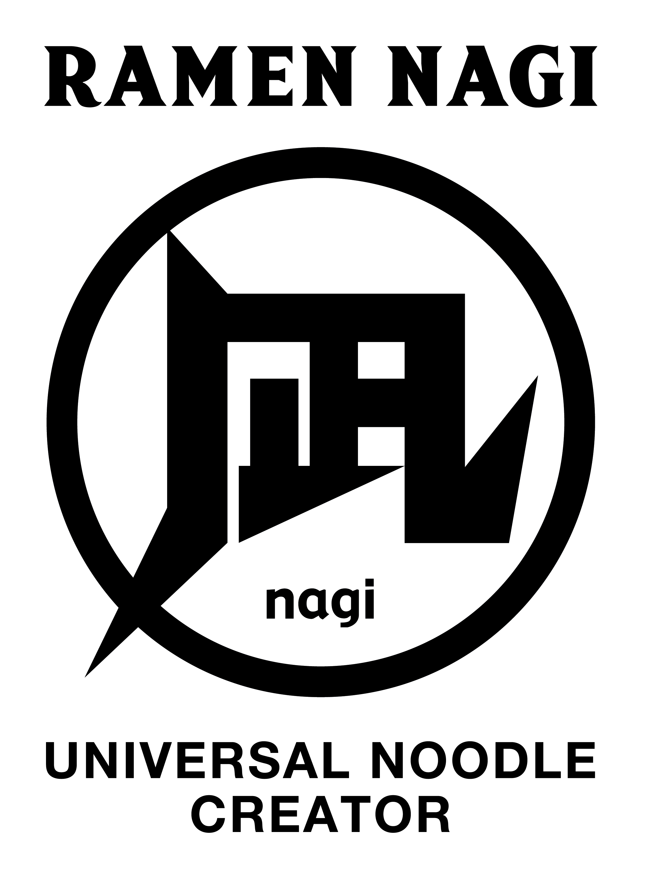 Ramen Nagi Logo Menu Ramennagiusa