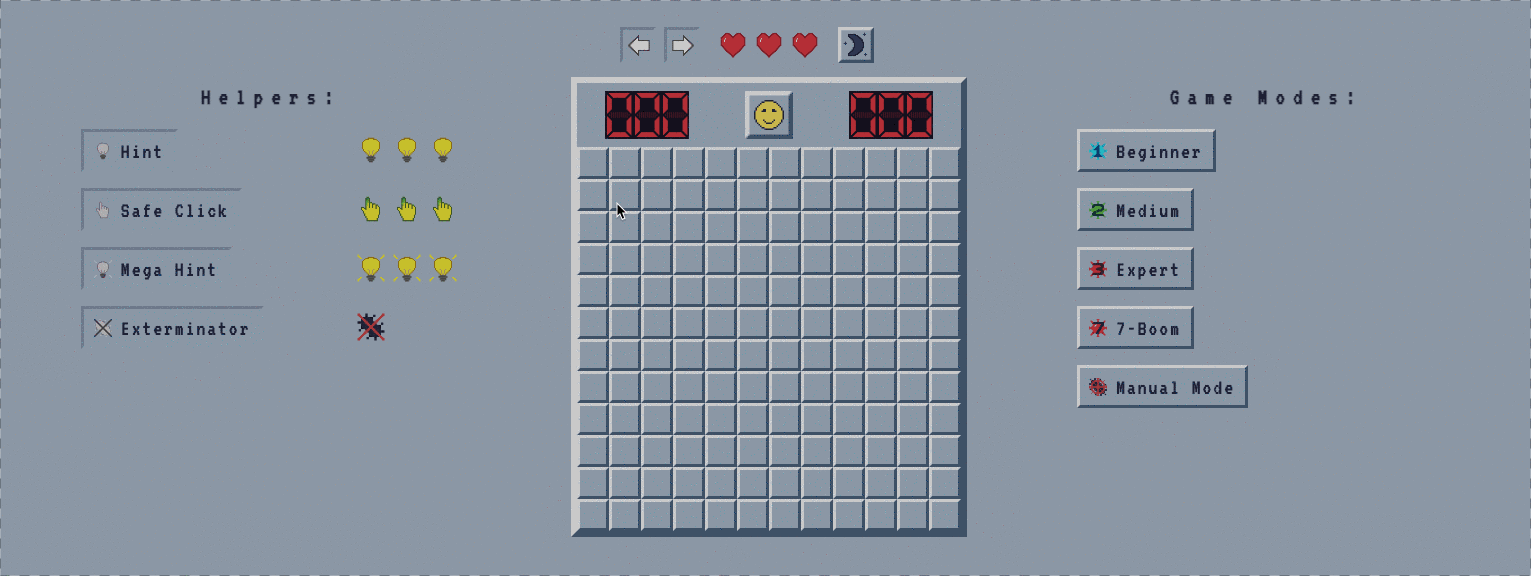 GitHub - Diego-Mc/Minesweeper-plus: Minesweeper+ is a modern update on the classic Minesweeper ...