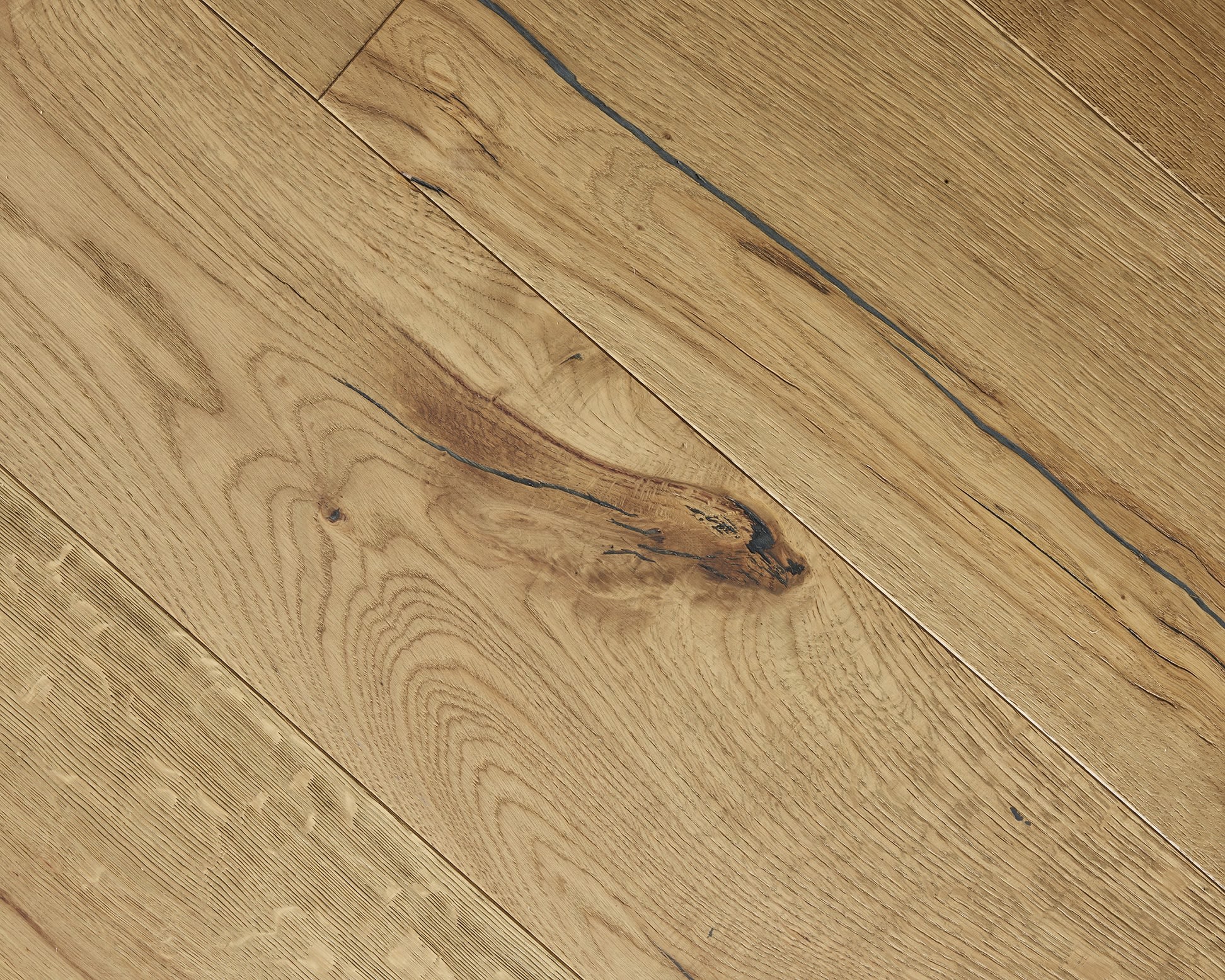 Harwick Oak Brushed Rustic Smoke Dual-Width Engineered Hardwood ...