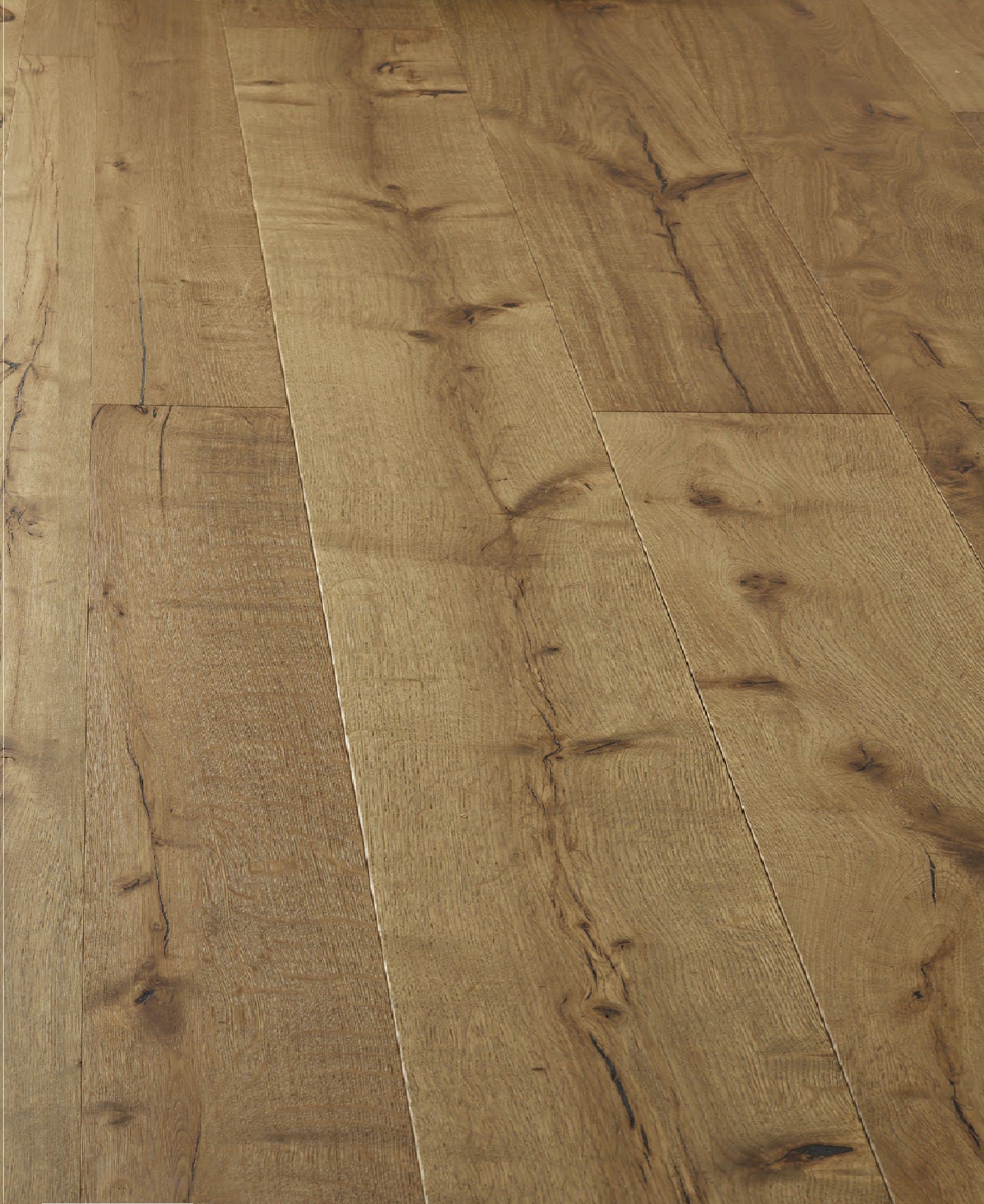 Harwick Oak Brushed Rustic Smoke Dual-Width Engineered Hardwood ...