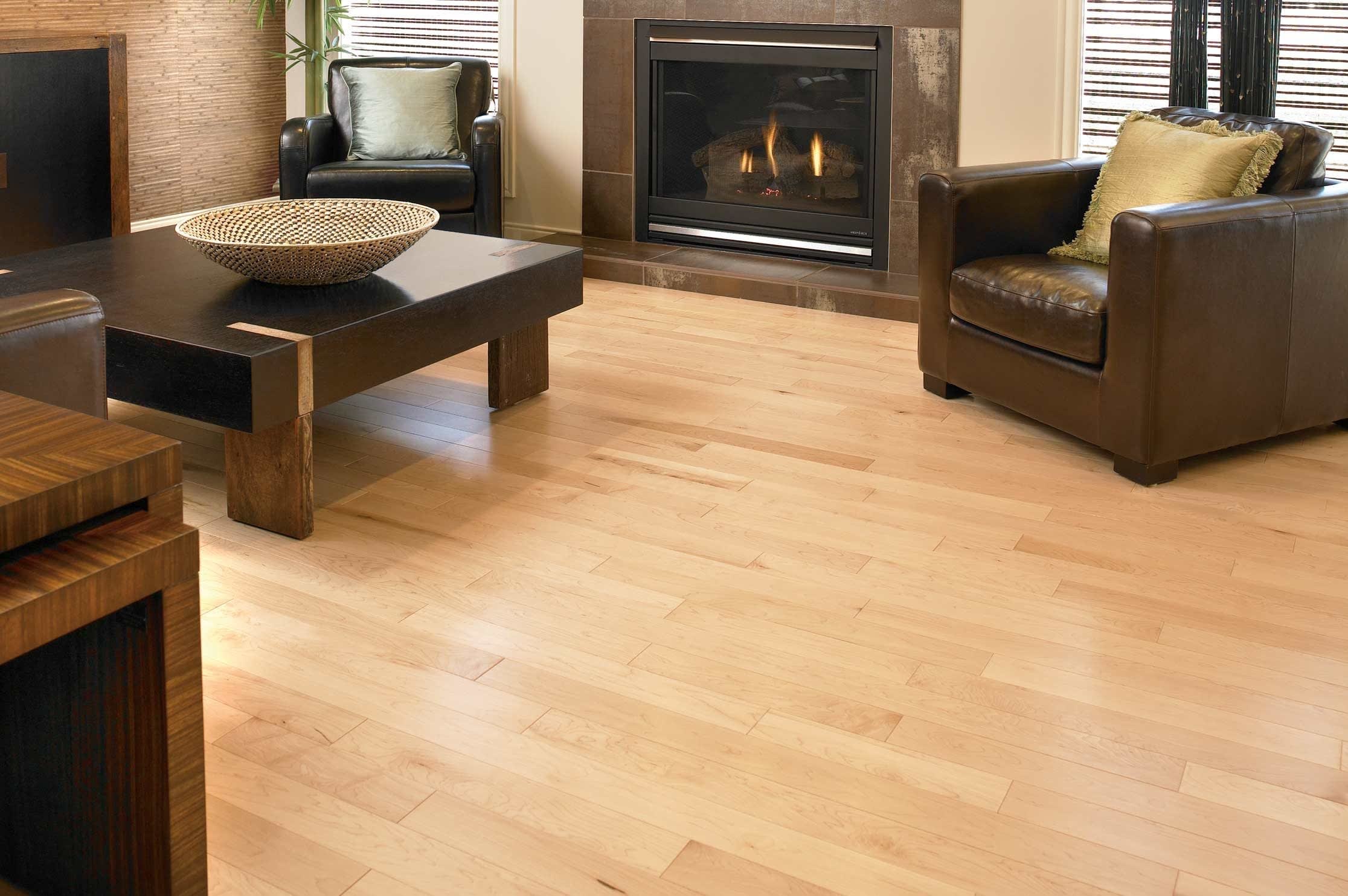Maple 135mm US American Select Solid Lacquered Wood Flooring Maples
