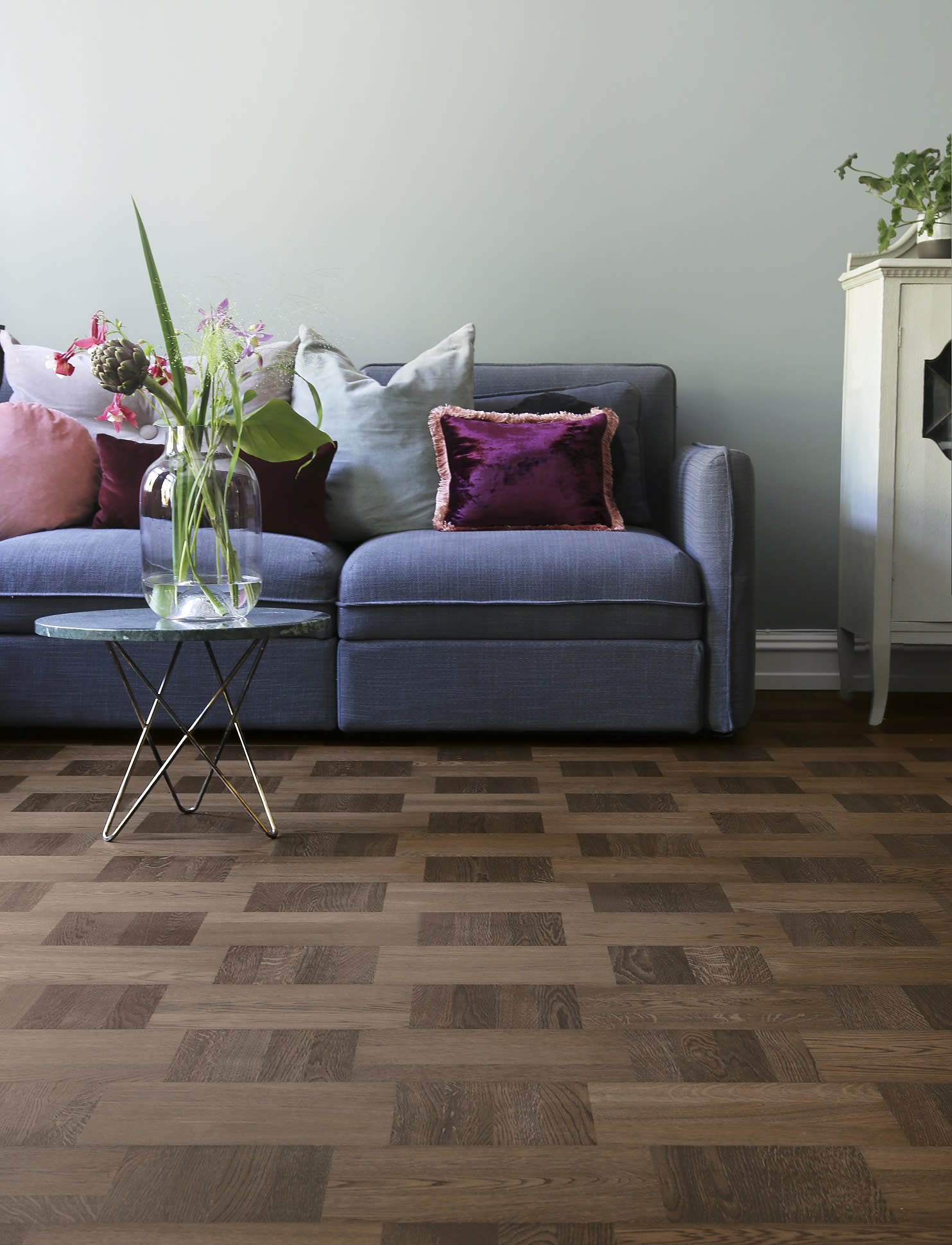 Bavarian Stained Oak Drie-Vier Dutch Weave- Parquet Flooring – Maples ...