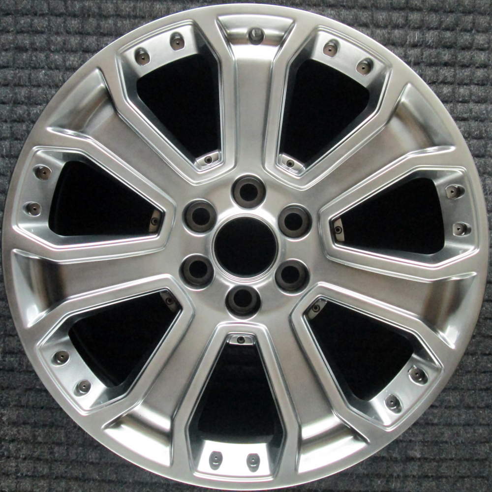 Chevrolet Silverado 1500 2014-2019 22" OEM Wheel Hyper Silver - Wheels ...