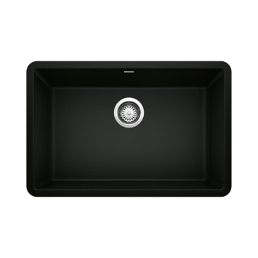 BLANCO 402656 PRECIS 27 SINGLE BOWL SILGRANIT SINK COAL BLACK | Bartle ...
