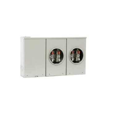 HYDEL HC22R 200A 600V 2-GANG NEMA 3 OVERHEAD/UNDERGROUND METER SOCKET ...