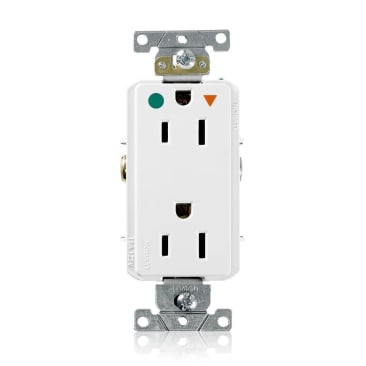 LEVITON D8200-IGW DECORA+ 15A 125V 2-POLE 3-WIRE ISOLATED GROUND ...