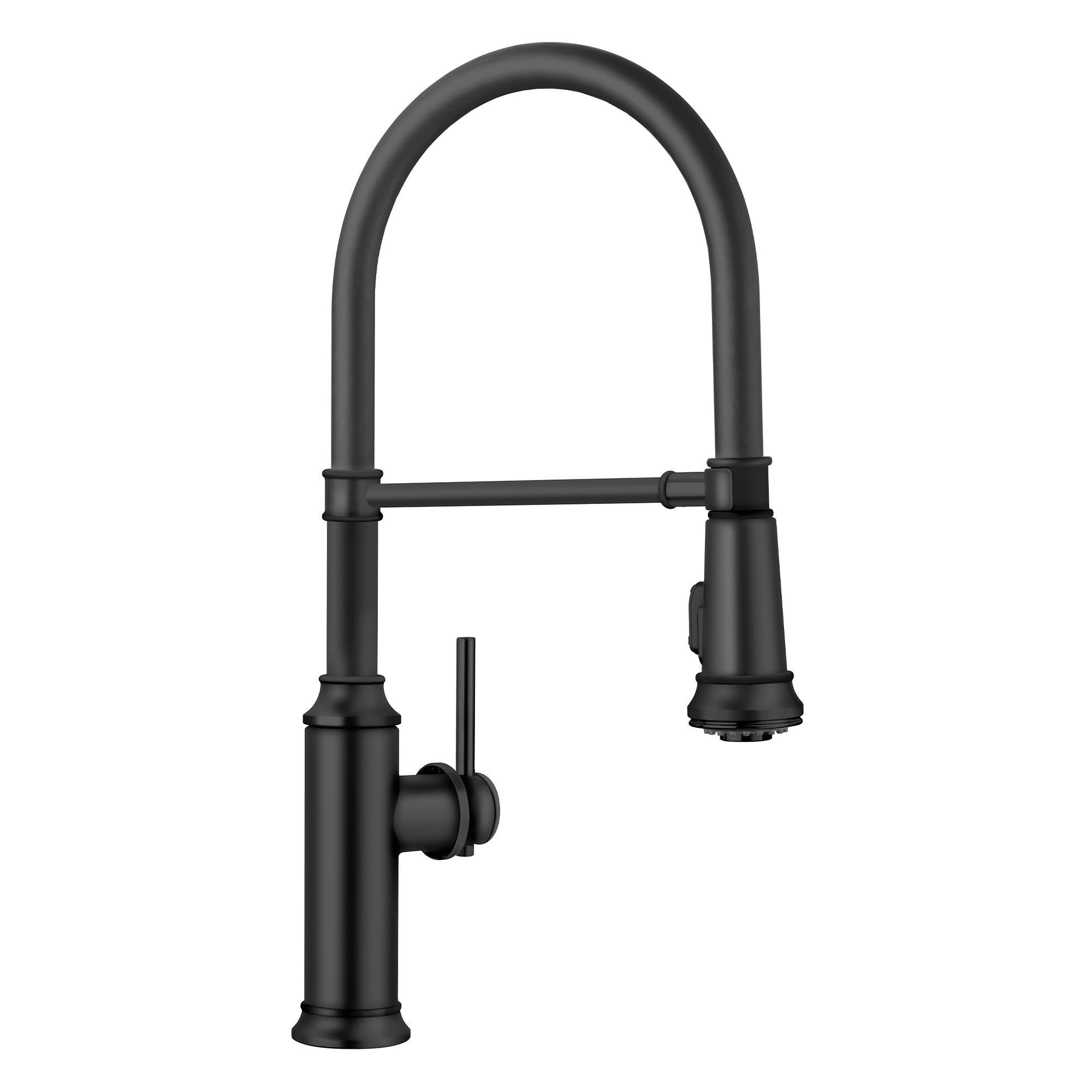 BLANCO 443022 EMPRESSA SEMI-PROFESSIONAL PULL-DOWN SPRAY KITCHEN FAUCET ...