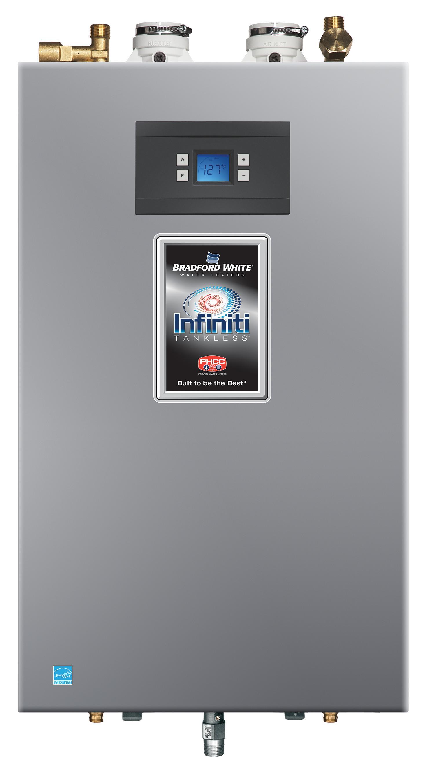 BRADFORD RTGL199N1 199MBH NATURAL GAS/PROPANE CONDENSING TANKLESS WATER ...