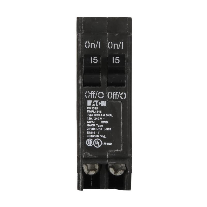 CUTLER HAMMER BR1515 15 AMP 15 AMP TANDEM BREAKER | Bartle & Gibson ...