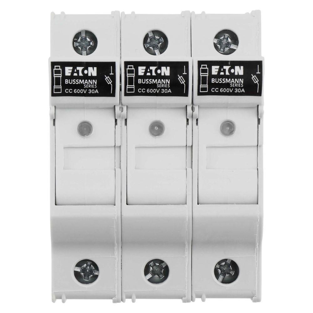 BUSSMAN CHCC3DIU 3 POLE FUSE HOLDER DIN RAIL MOUNT | Bartle & Gibson ...