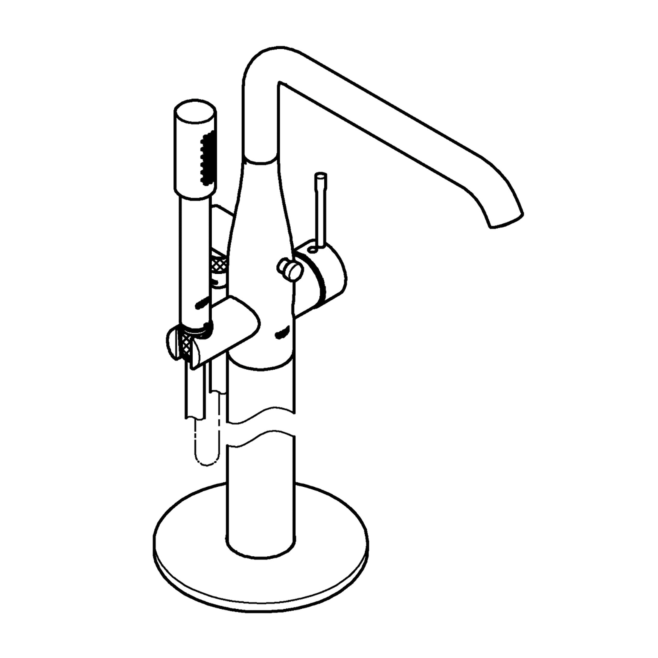 GROHE 23491ENA ESSENCE 1-HOLE BATH FREE STANDING U-SPOUT B | Bartle ...