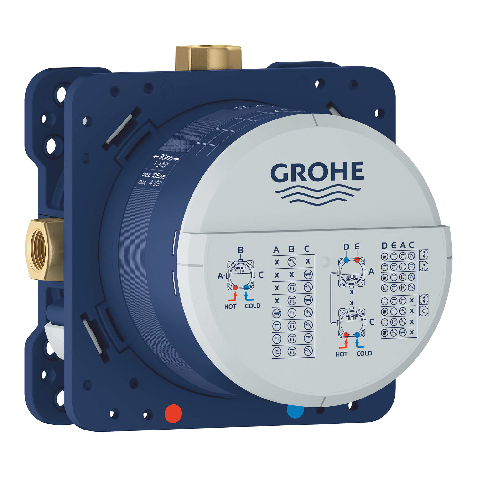 GROHE 35601000 SMARTBOX CHROME | Bartle & Gibson Wholesale