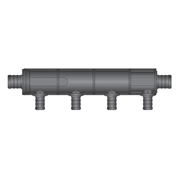 HEATLINK 14204 4-PORT 3/4 PEX FLOW-THROUGH POLYSULFONE MANIFOLD ...