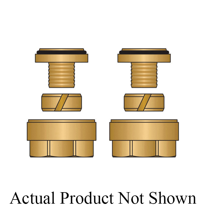 HEATLINK 77619 5/8 PEXX2 STAINLESS STEEL MANIFOLD CONNECTOR SET ...