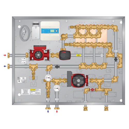 HEATLINK SMP300SS-HEX-H H365 MBH STAINLESS STEEL PANEL WITH 30X30 HEAT ...