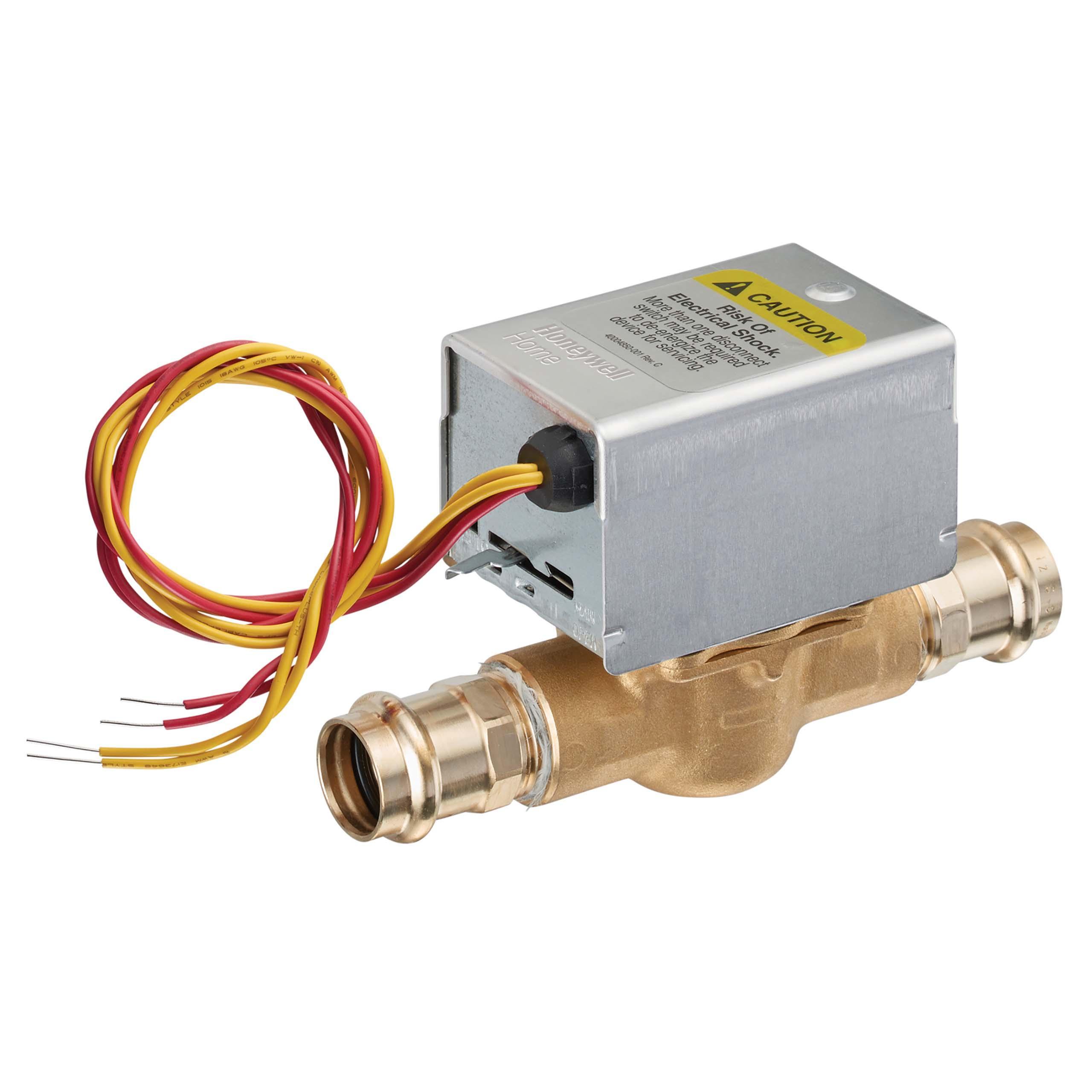 HONEYWELL V8043E1412/U 3/4IN PRS ZONE VALVE NORMALLY OPEN WITH 18IN ...