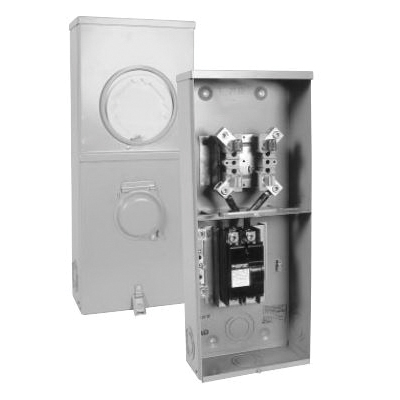 HYDEL JA402P 200A 1-GANG NEMA 3R OVERHEAD METER SOCKET WITH 200A ...